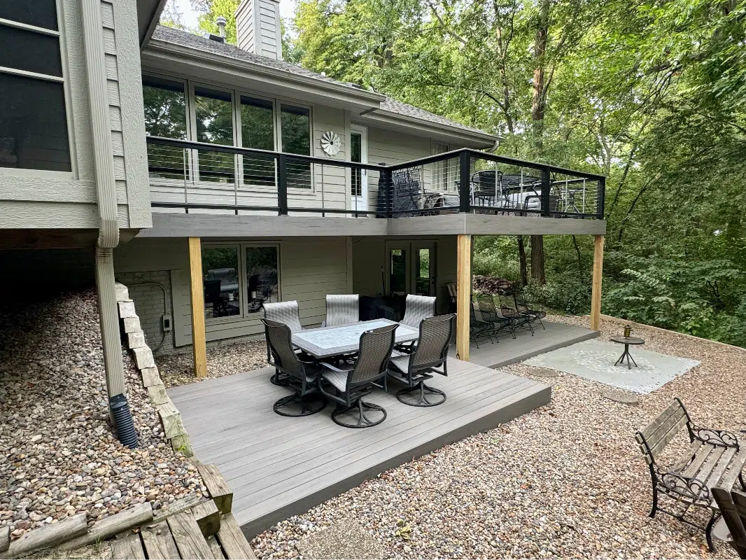 Custom Multilevel Deck | Custom Decks IA – Multi-Tier Outdoor Living in ...
