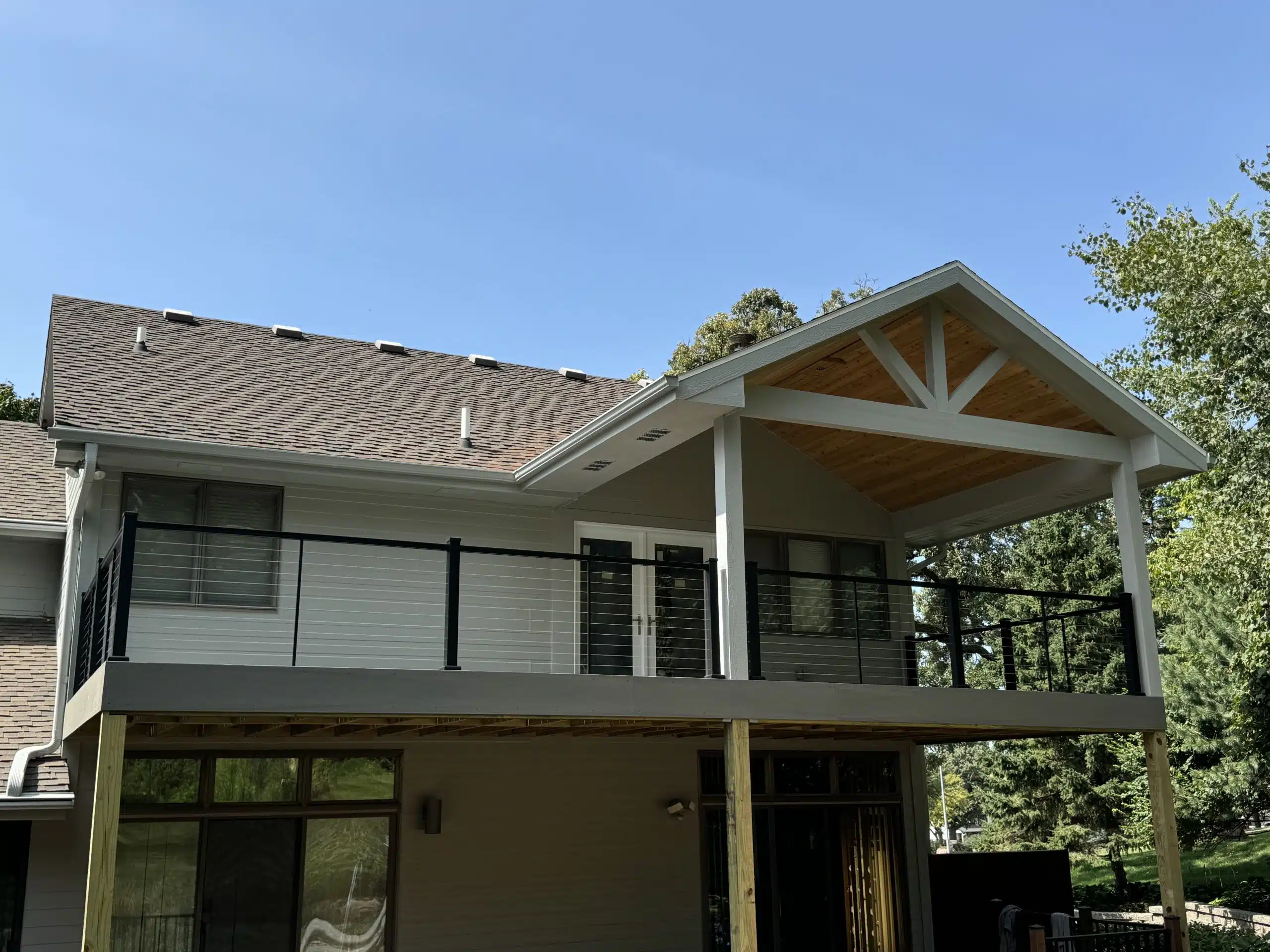 The Half-Covered Haven | Custom Decks IA – Partially Covered Outdoor ...